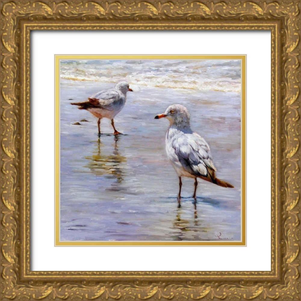 Heffernan, Lucia 12x12 Gold Ornate Wood Framed with Double Matting ...