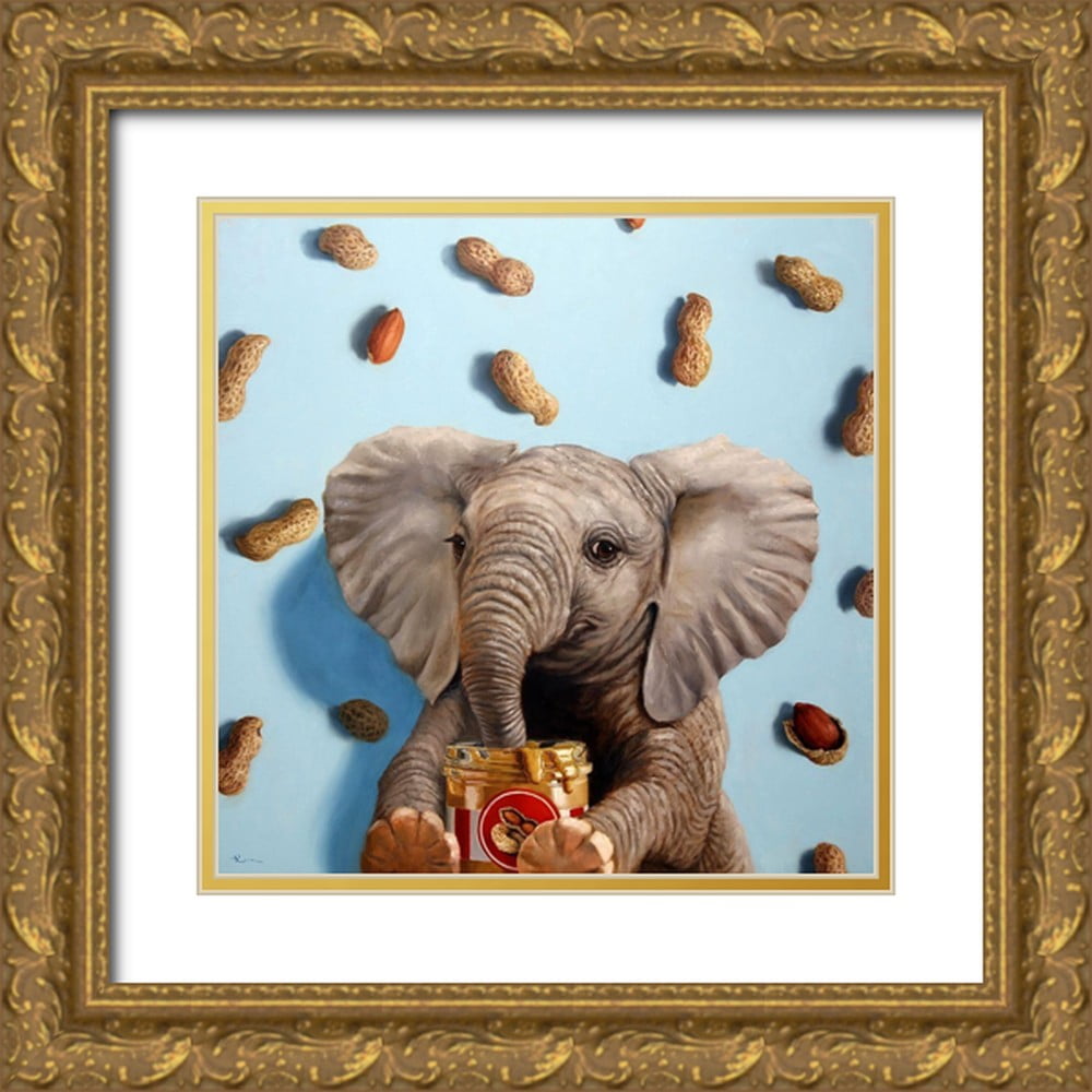Heffernan, Lucia 15x15 Gold Ornate Wood Framed with Double Matting Museum Art Print Titled ...
