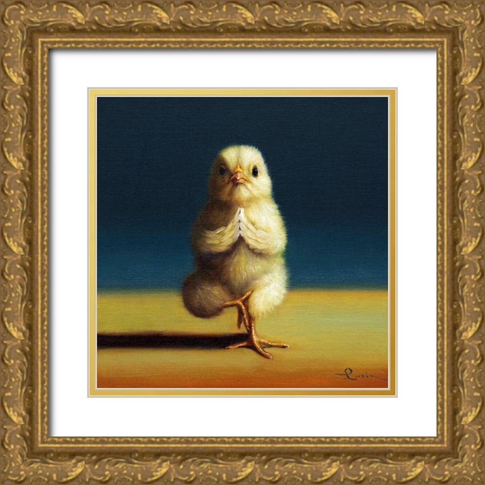 Heffernan, Lucia 15x15 Gold Ornate Wood Framed with Double Matting ...