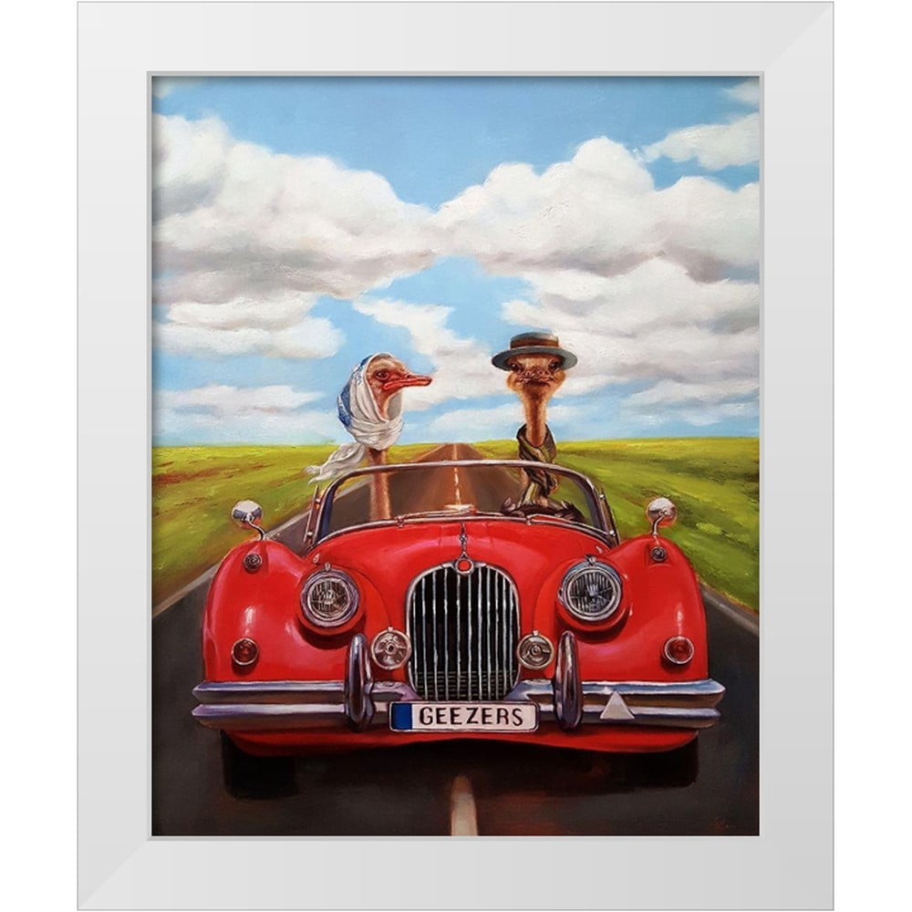 Heffernan, Lucia 26x32 White Modern Wood Framed Museum Art Print Titled ...