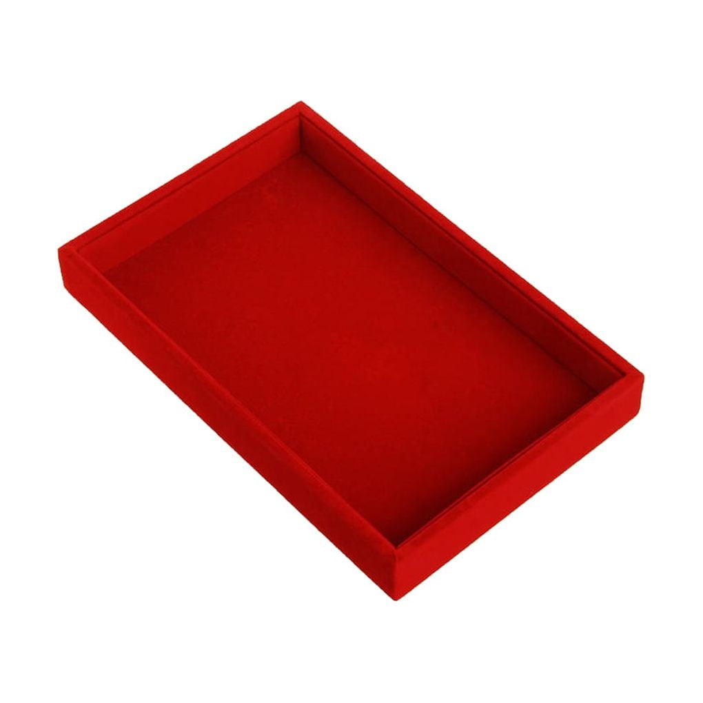 Hefilesy Soft Velvet Lining Jewelry Case Storage And Display Valuables ...