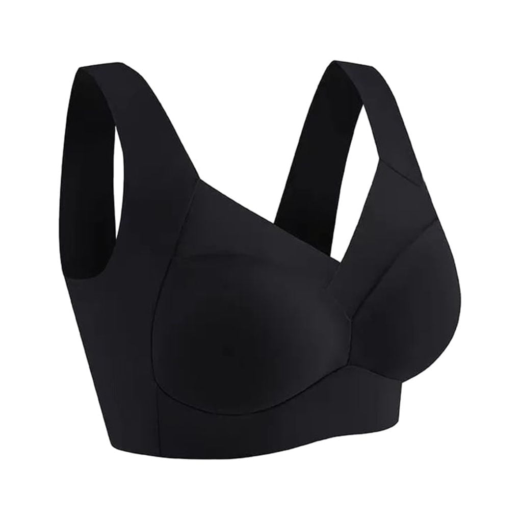 Hefilesy Wireless Push-Up Comfortable Bra Stay Cool And Correct Posture ...