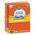 Hefty 13 Gallon Size Strong Tall Kitchen Drawstring Trash Bags, 90 ...