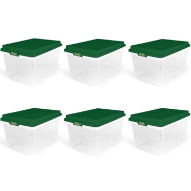 Orbis Attached Lid Container,Blue,Solid,HDPE FP261 Blue - Walmart.com