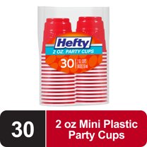 True Lil' Reds Mini Disposable Cups, Shot Glasses Red Cups 1.75oz Set ...