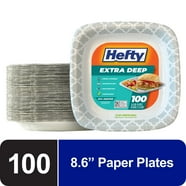 "Super Strong Large Package of Heavy-Duty Paper Plates, 9"" (600 Count ...