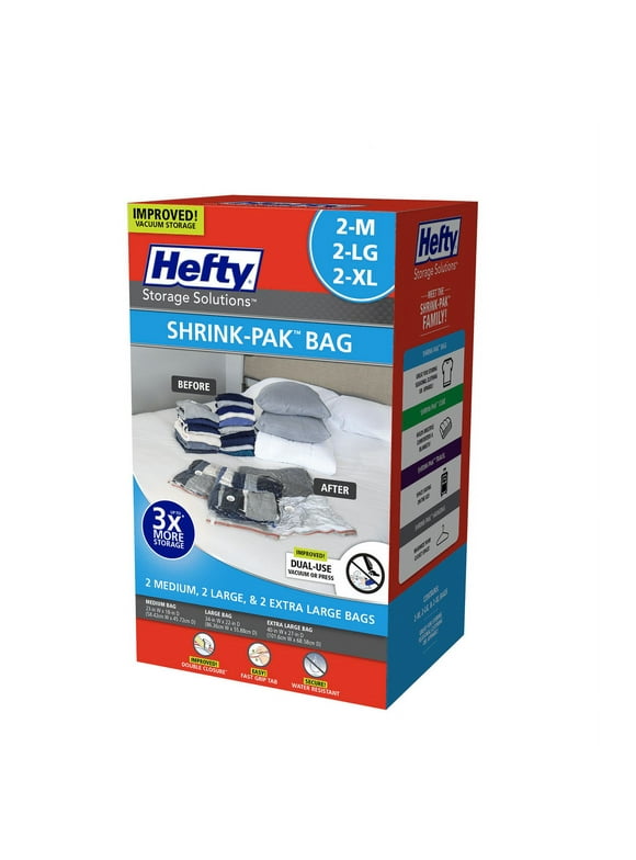 Hefty Vacuum Storage Bags in Closet Organizers - Walmart.com