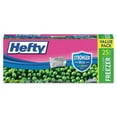 Hefty Slide Plastic Food Storage Freezer Bags, Gallon, 23 Count ...