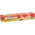 Hefty OneZip Slider Food Storage Baggies, Plastic, 1 Gallon, 50 Ct ...