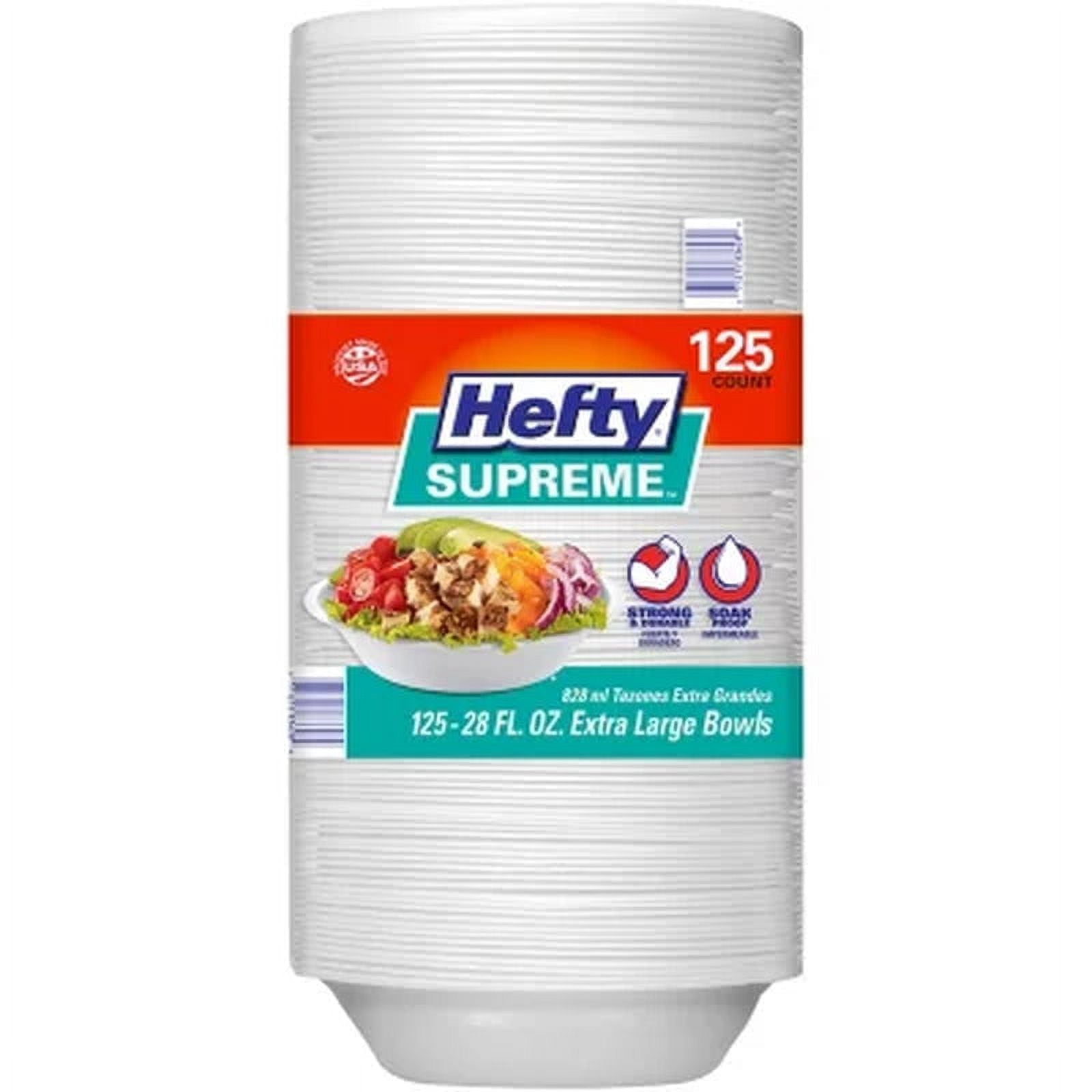 Hefty Supreme Extra Large Foam Bowls 28 Oz., 125 Ct. - Walmart.com