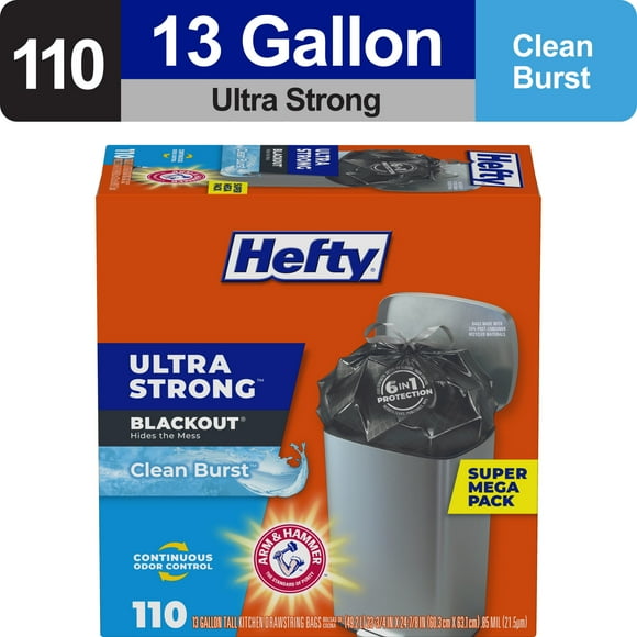 13 Gallon Trash Bags in Trash Bags - Walmart.com