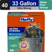 Hefty Ultra Strong Large Black Trash Sacks, Multipurpose, White Pine ...