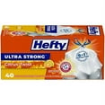 Hefty Ultra Strong Tall Kitchen Trash Bags 13 Gallon Citrus Twist Scent ...