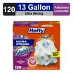 Great Value 13-Gallon Drawstring Tall Kitchen Trash Bags, Unscented, 40 ...