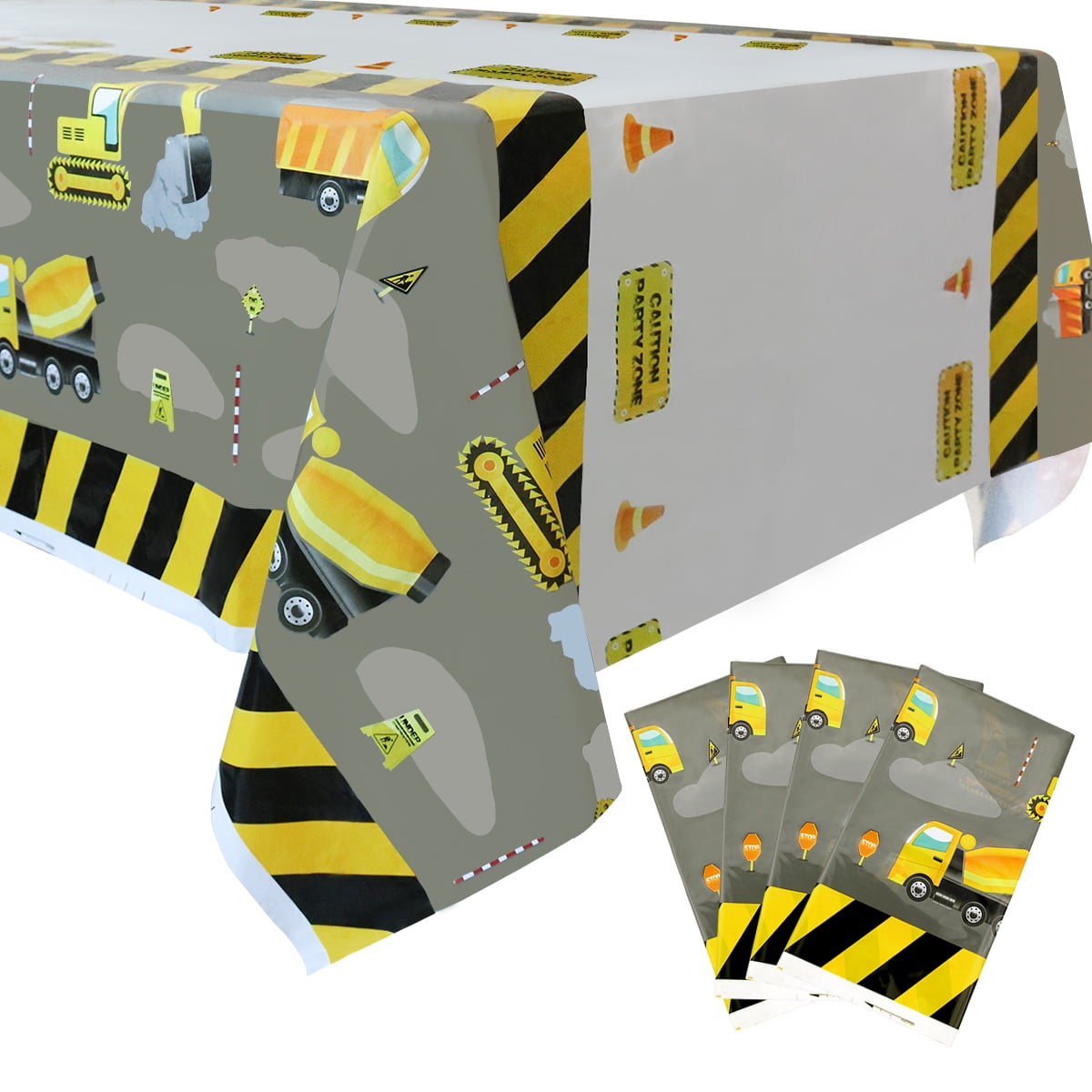 Hegbolke Construction Table Covers - 86''x 51'' Construction Elements ...