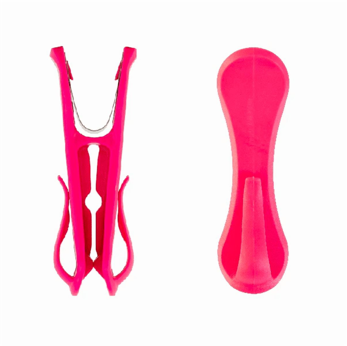 Hegs 10-Count Stainless Steel Clothespins with Hooks, Pink. Different ...