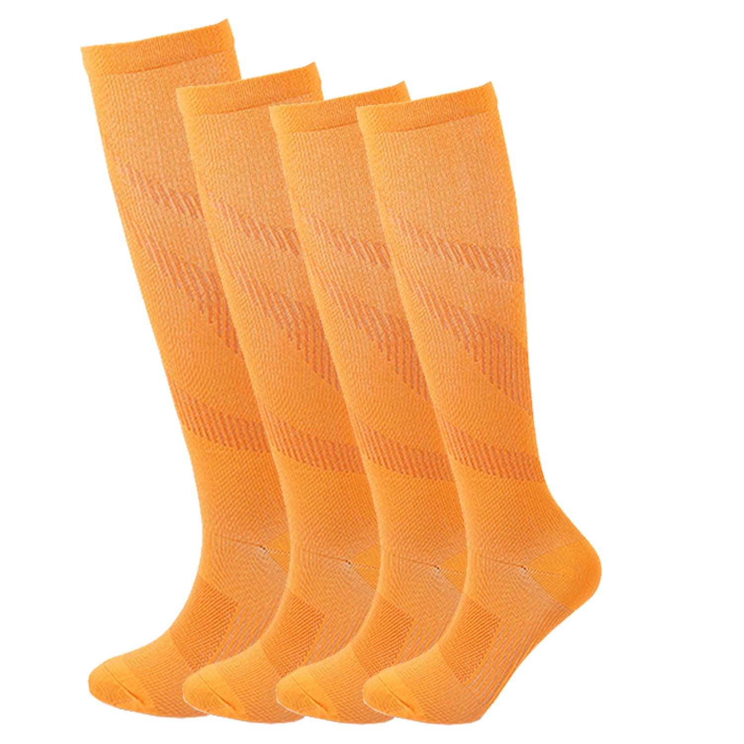 Hehanda 4 Pairs of Long Tube Protection Sports Socks with 15-20 mmHg ...