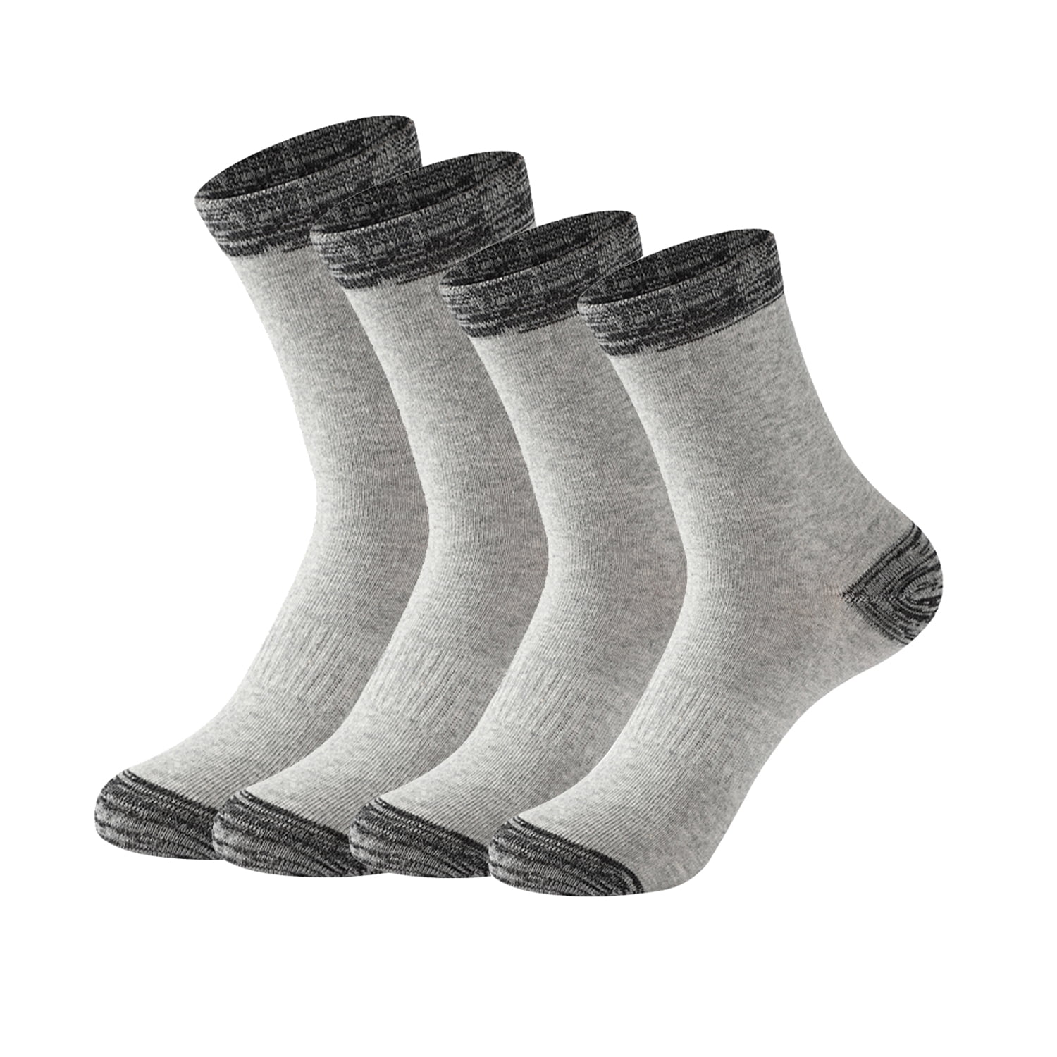 Hehanda 4 Pairs of Men's Sweat-Absorbing and Anti-Odor Sports Socks Mid ...
