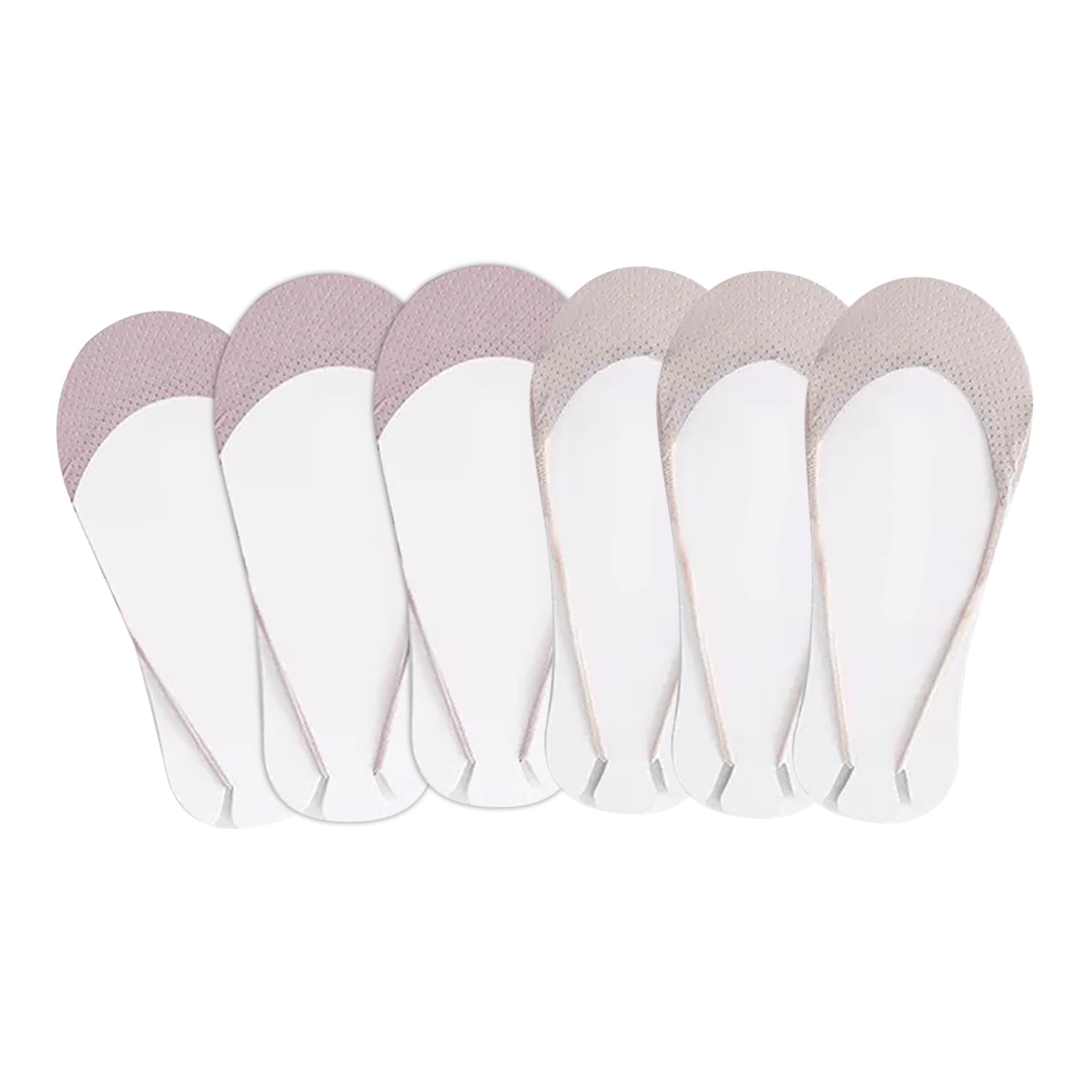 Hehanda 6 Pairs Women's Garter Shallow Invisible Socks Ice Silk Half ...
