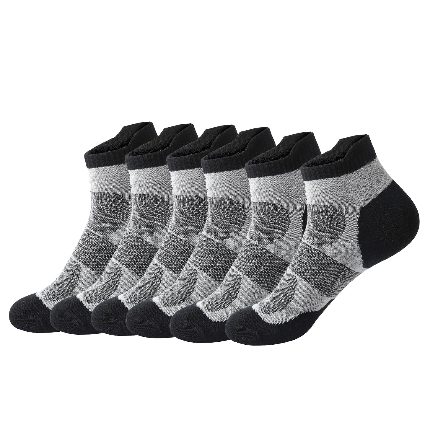 Hehanda 6 Pairs of Men's Multi-Pack Mesh Ventilating Comfort Fit ...