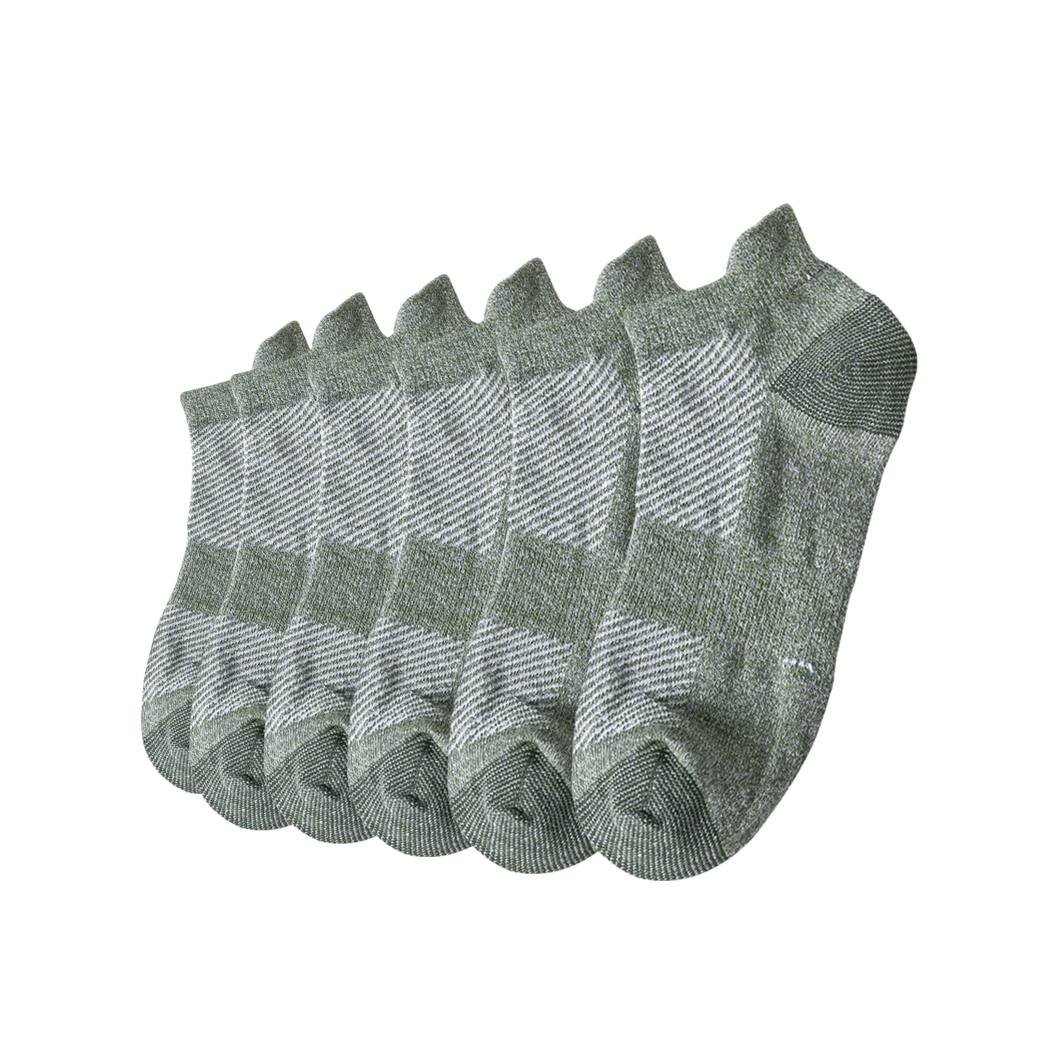 Hehanda 6 Pairs of Summer Short Sweat Absorption Anti-Odor Sports Socks ...