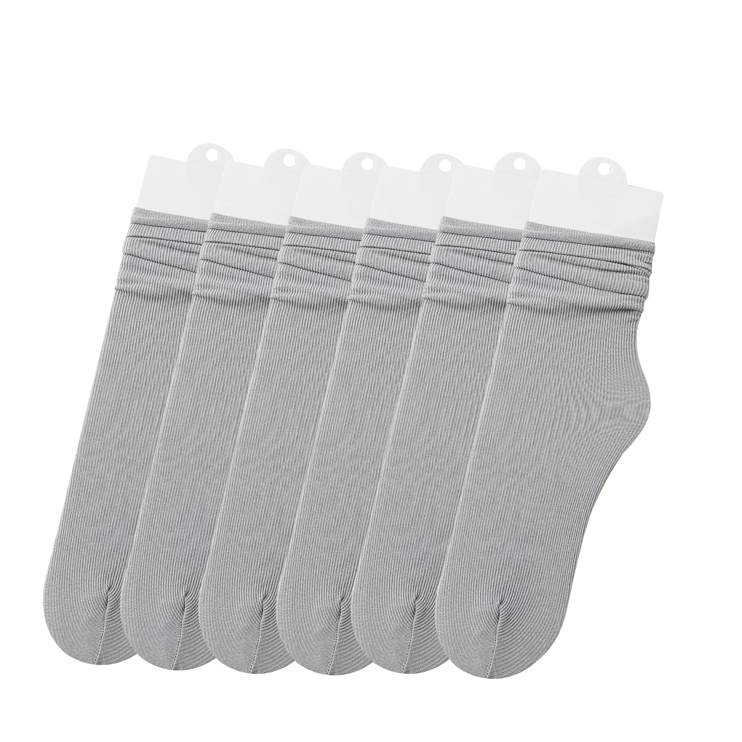 Hehanda 6 Pairs of Summer Thin Medium Pass Velvet Rolled Edge Pile of ...