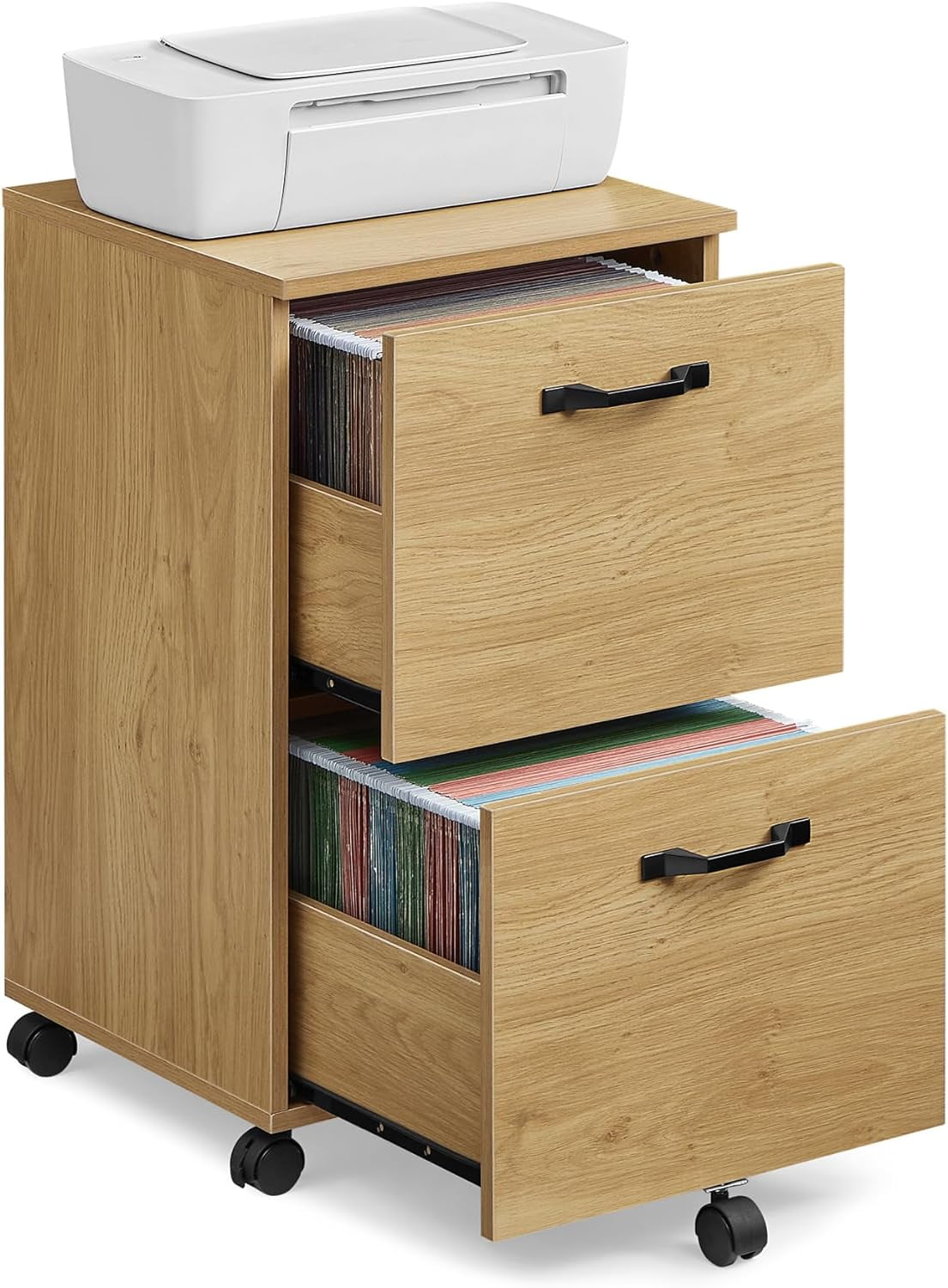 HeiStang 2-Drawer File Cabinet, Filing Cabinet for Home Office, Small ...