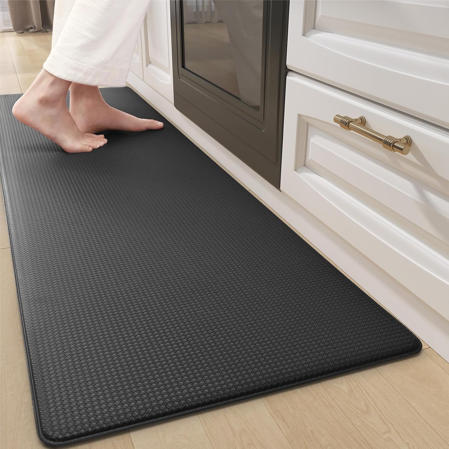 HeiStang Kitchen Rugs, Kitchen Runner Rug Kitchen Floor Mat, Cushioned ...