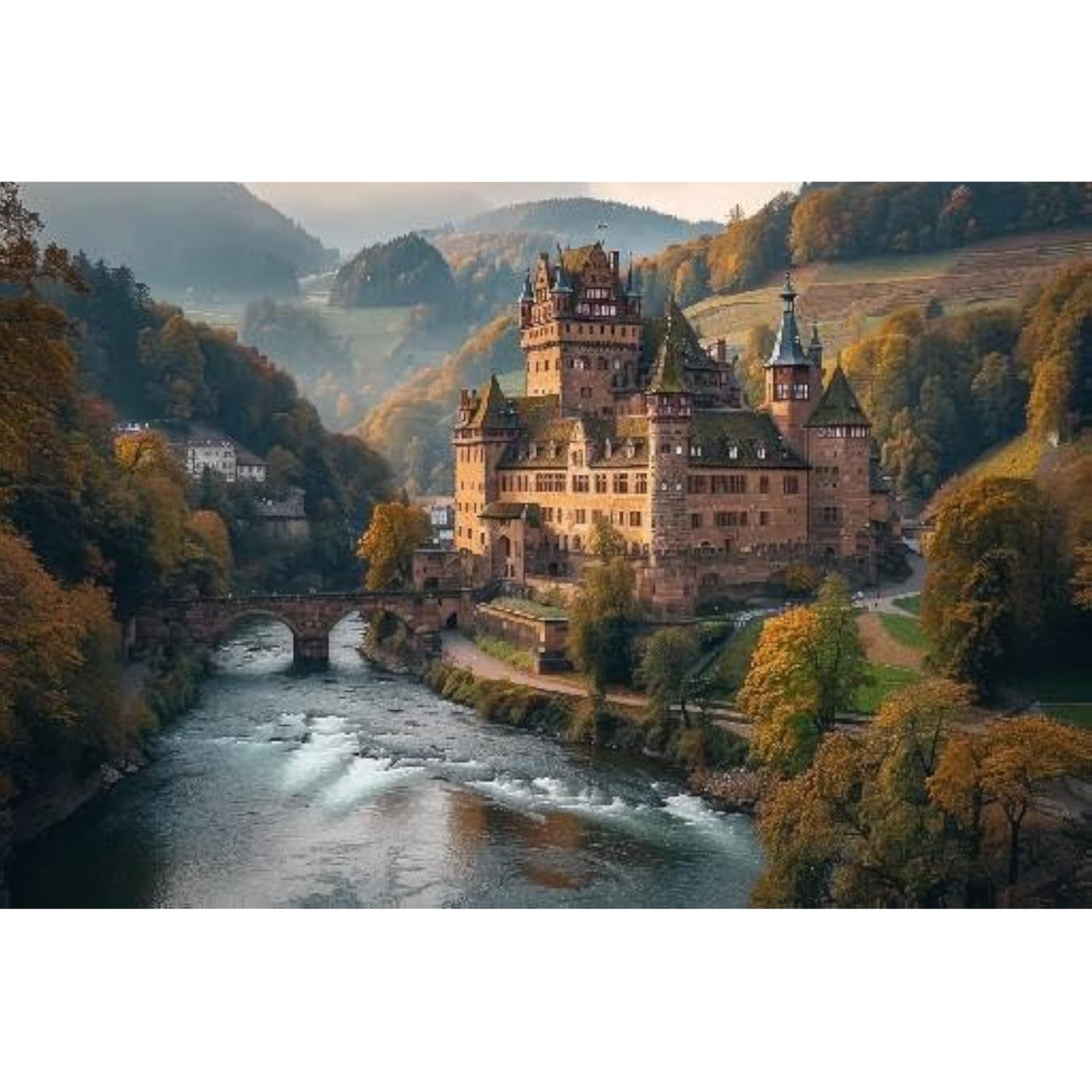 Heidelberg Castle Germany Jigsaw Puzzle300 Piece for Adults Wooden ...