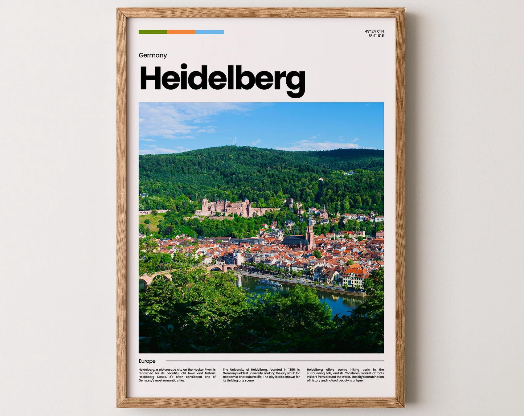 Heidelberg Poster, Heidelberg Print, Heidelberg Photo, Heidelberg Art ...