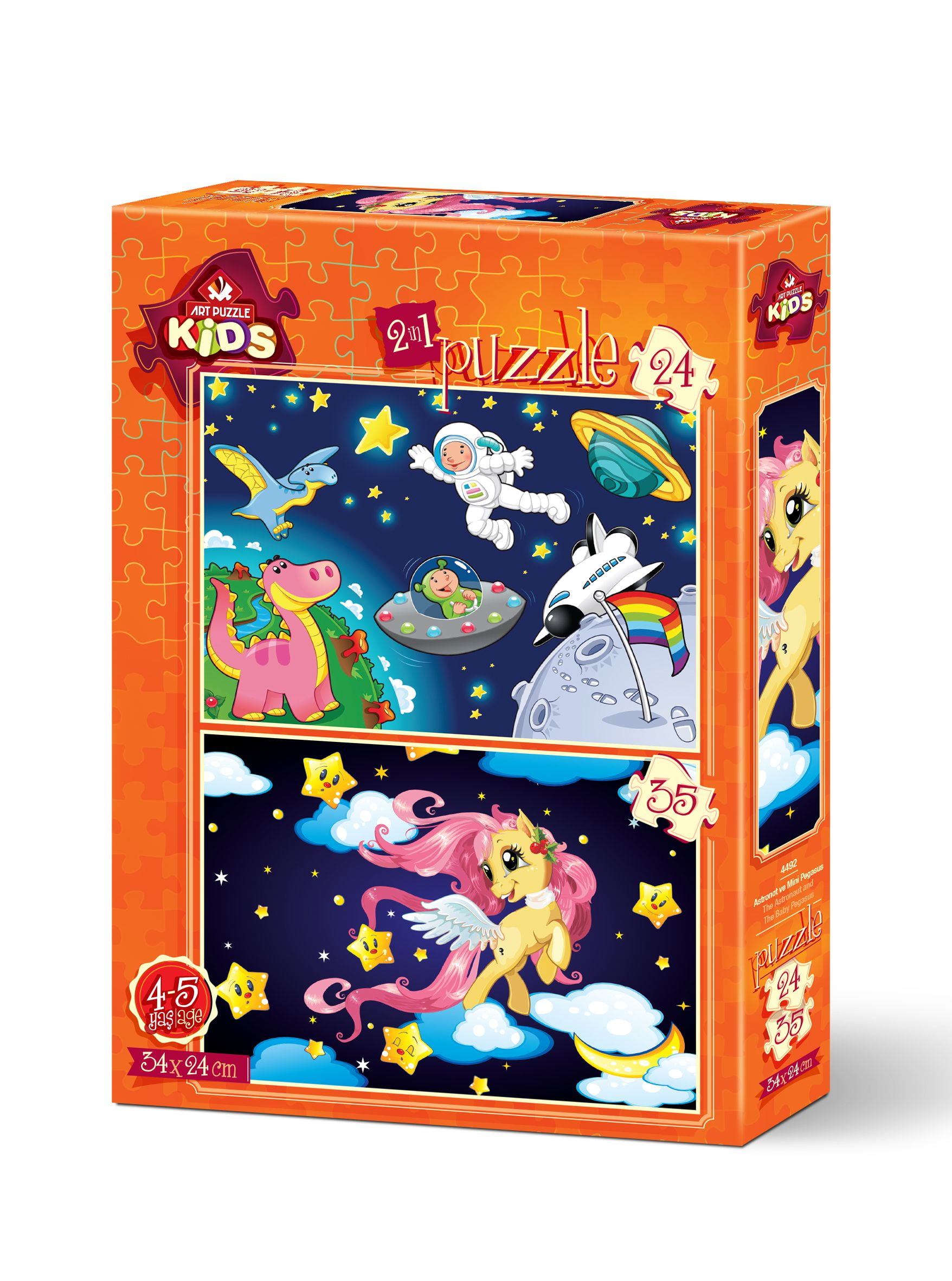 Heidi Art Puzzle Cosmic Characters Children's Jigsaw Puzzle Set - 24 ...