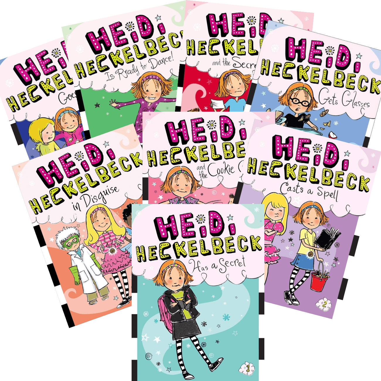 Heidi Heckelbeck 1-8 : Has A Secret; Casts A Spell; The Cookie Contest ...