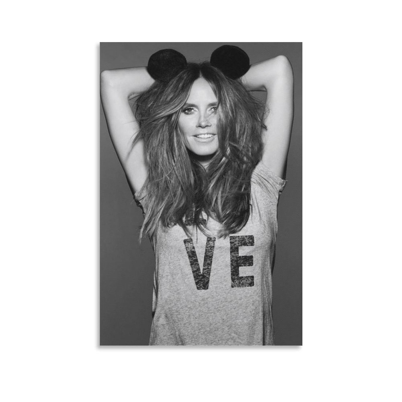 Heidi Klum Super Model Poster Photo Artistic (35) Canvas Art Poster and ...