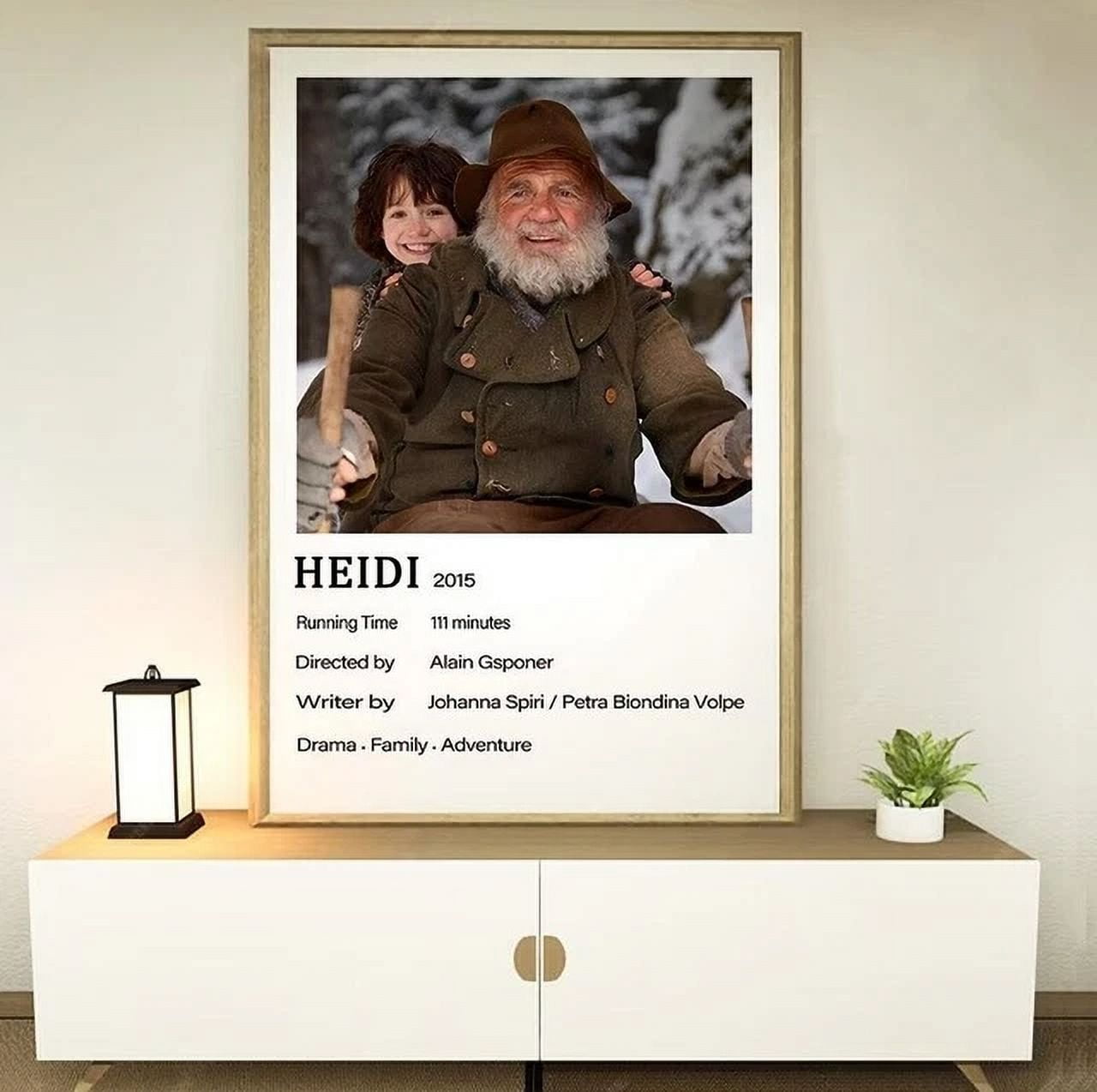 Heidi Movie Poster, Home Decoration, Festival Gifts, Office Decoration ...
