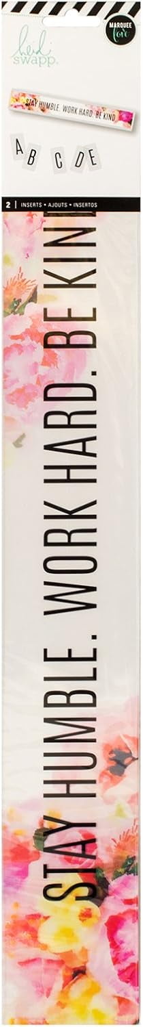 Heidi Swapp 315061 Shelf Insert Lightbox-Work (2 Piece) - Walmart.com