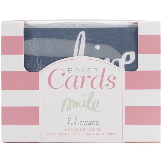 Heidi Swapp A2 Cards W/Envelopes (4.375"X5.75") 40/Box-Heidi Swapp ...