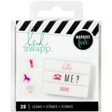 Heidi Swapp Lightbox Inserts 20/Pkg-Pink Icons - Walmart.com