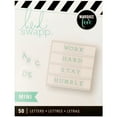 Heidi Swapp Lightbox Mini Serif-Font Letters: Teal, 50 pack - Walmart.com