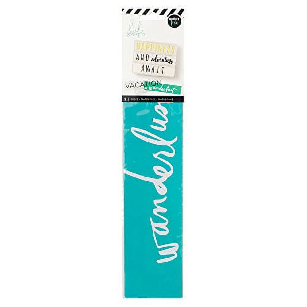 Heidi Swapp 315031 Word Strip Lightbox-Travel (4 Piece) - Walmart.com