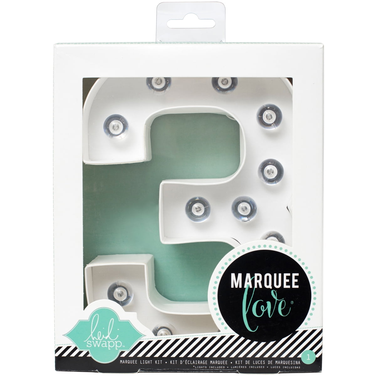 Heidi Swapp Marquee Love Letters, Numbers & Shapes 8.5"-3, Pk 1, Heidi ...