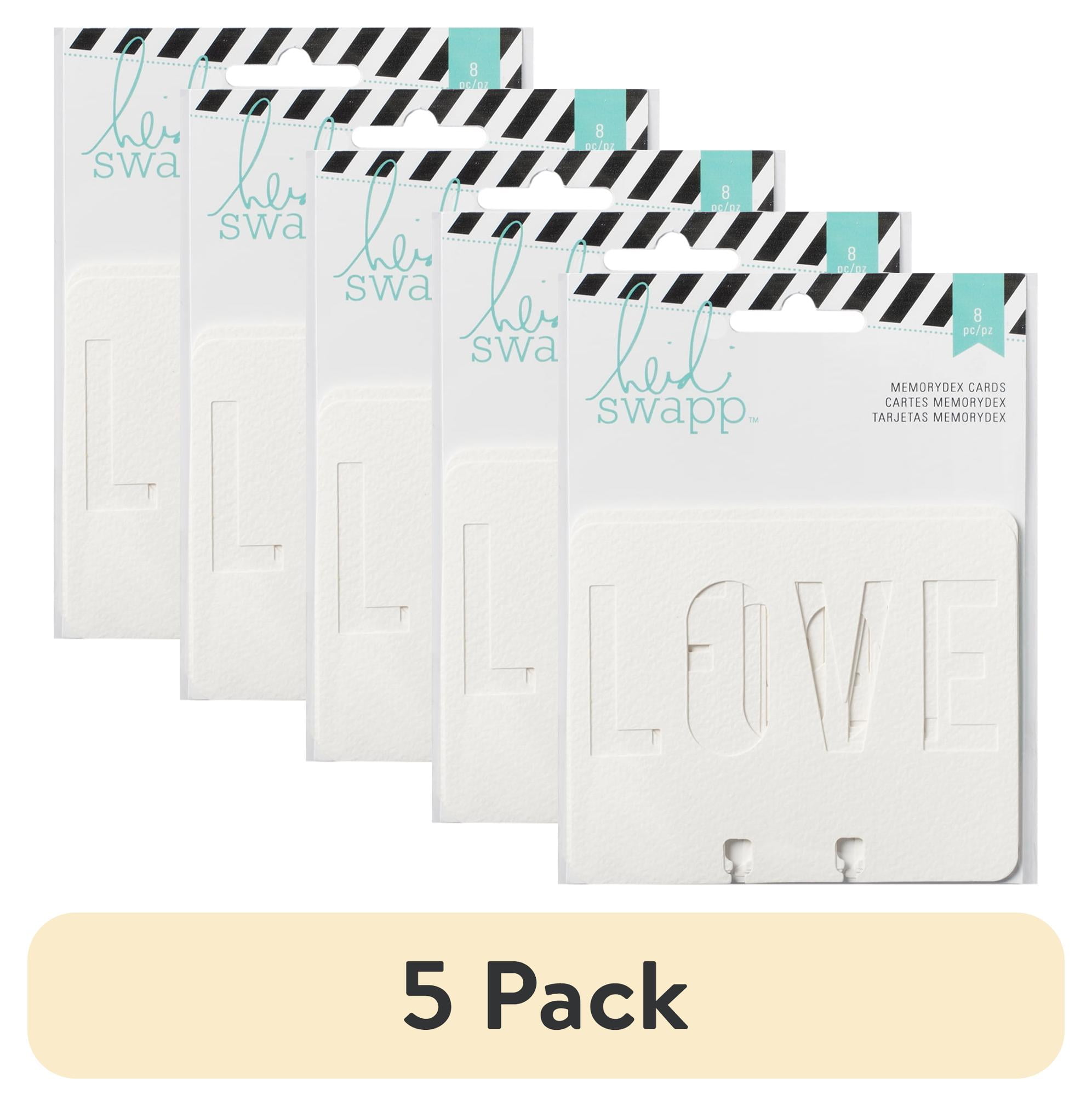 (5 pack) Heidi Swapp Memorydex Watercolor Cardstock Cards 8/Pkg ...