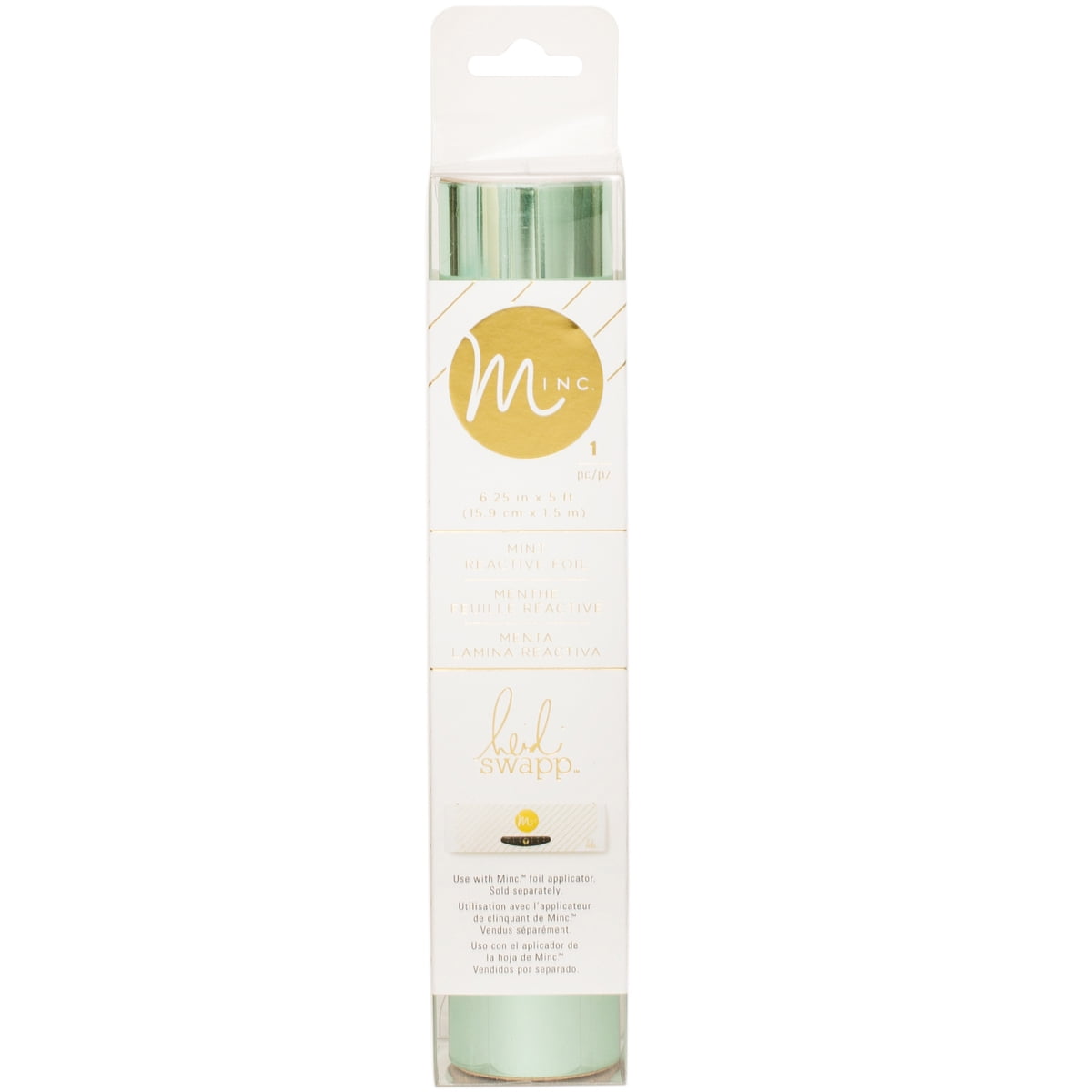 Heidi Swapp Minc Reactive Foil 6"X5' Roll-Mint - Walmart.com