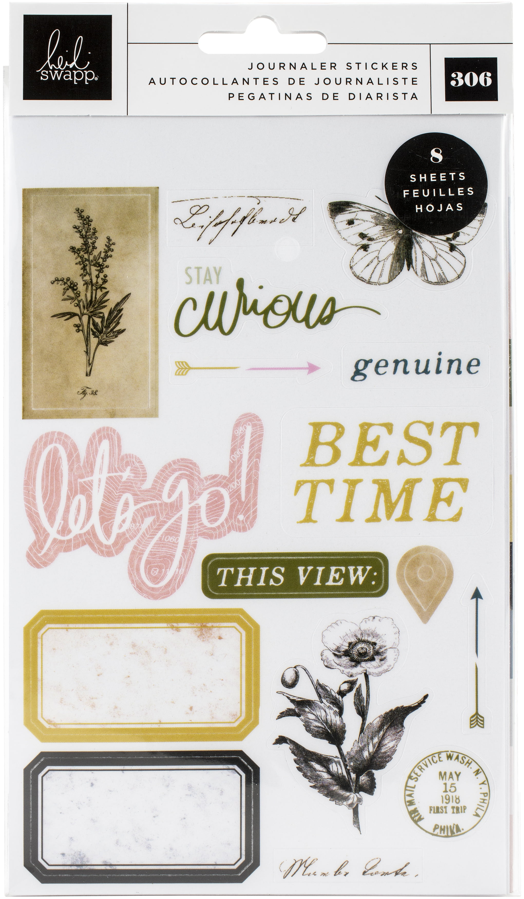 Heidi Swapp Storyline Chapters Mini Sticker Book-The Journaler ...