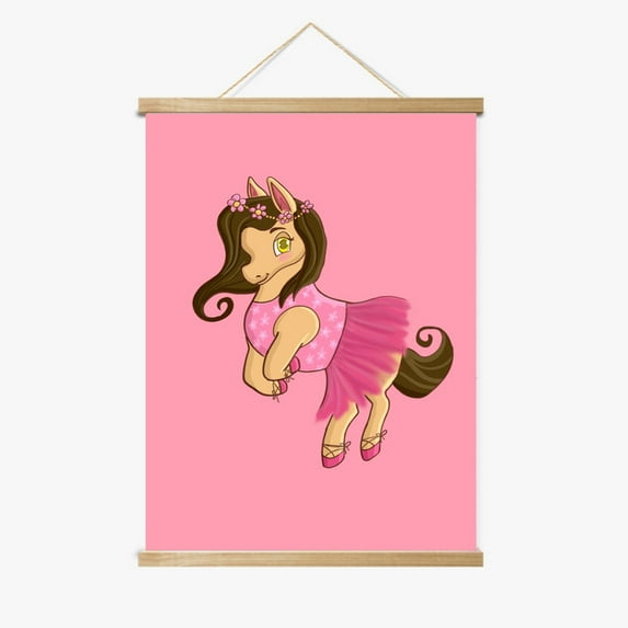 Heidi the Horse Magnetic Wood Frame Hanger by Dancing Littles Jungle ...