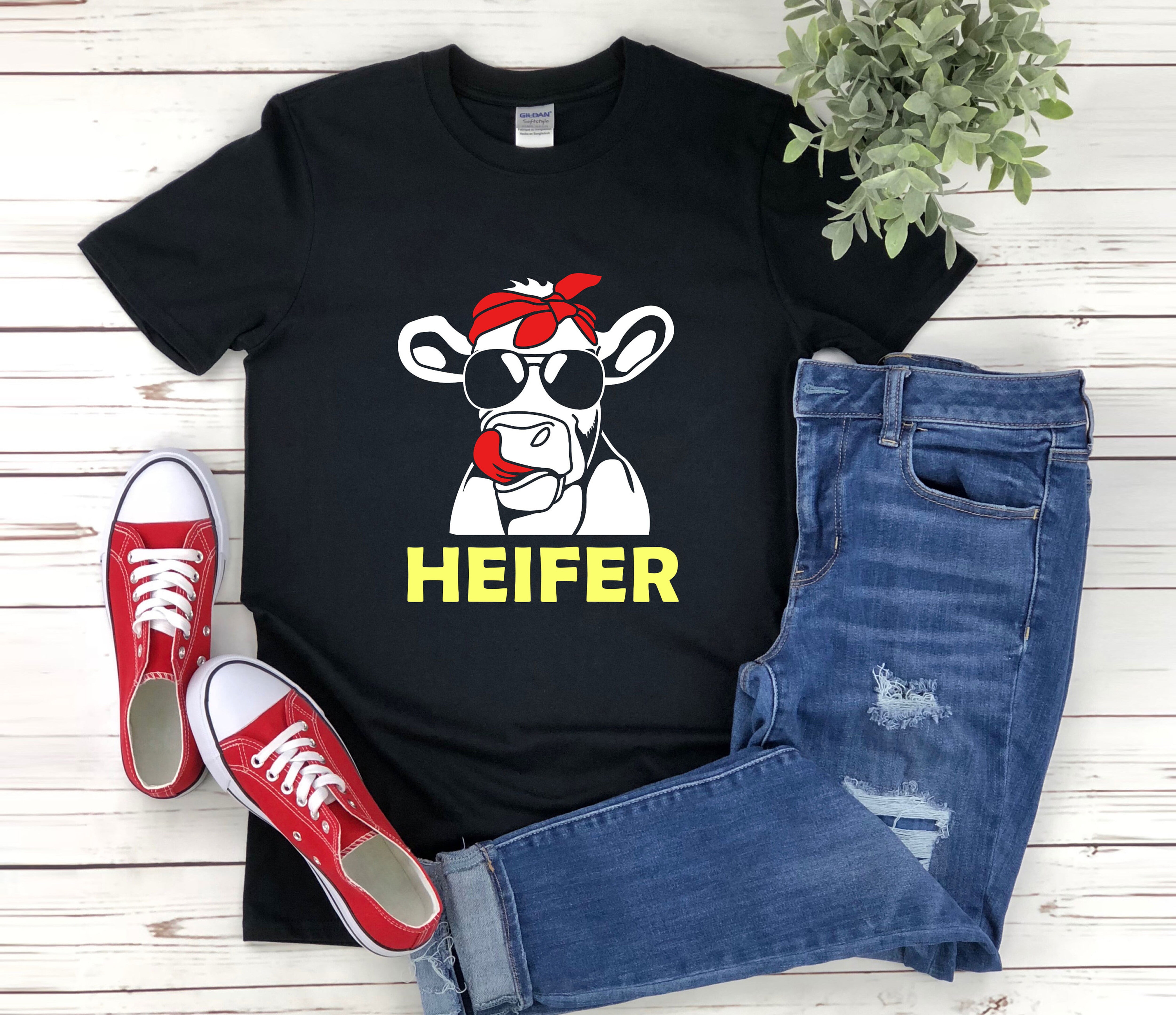 Heifer Shirt, Heifer T Shirt, Heifer Tshirt, Farm Animal Shirt, Ranch ...