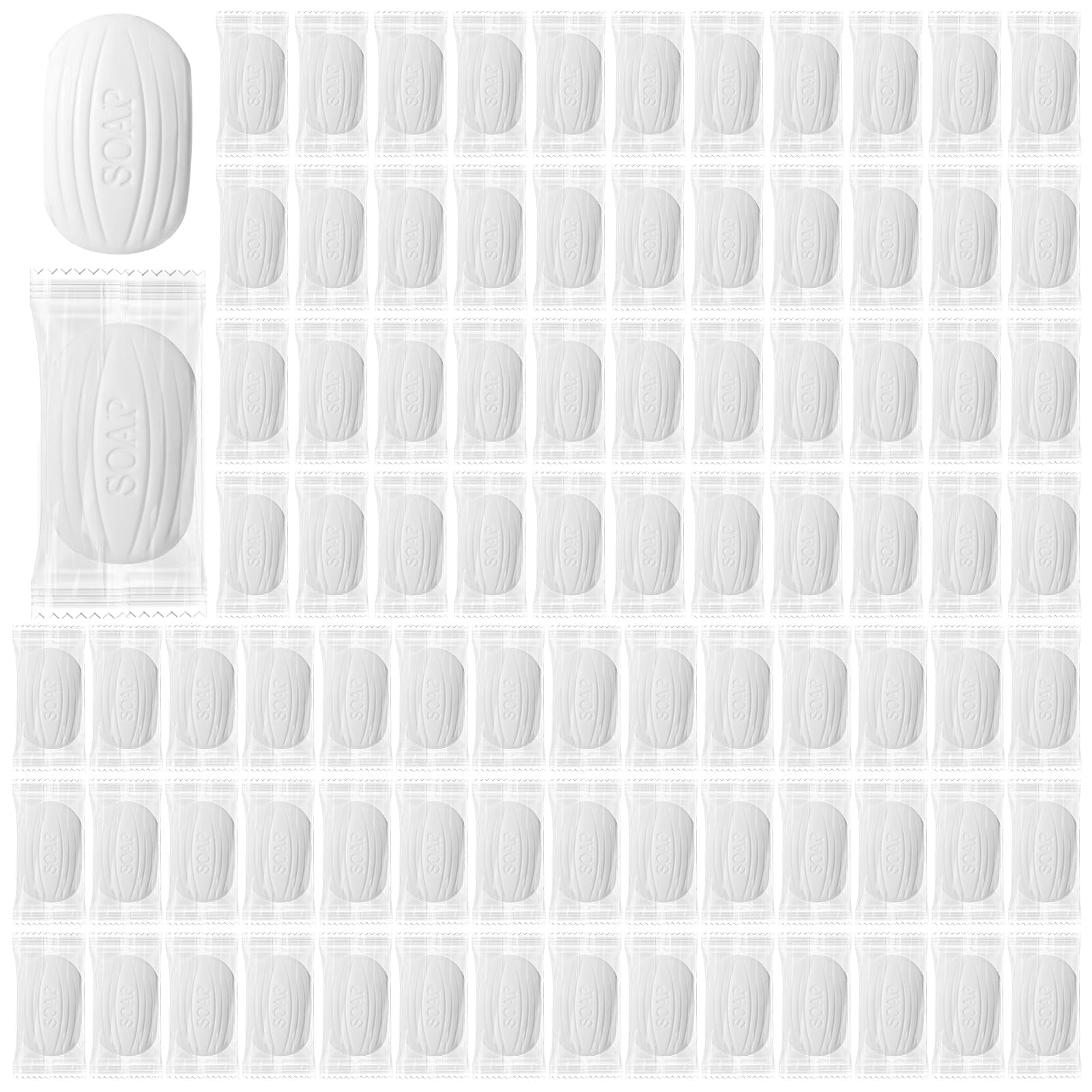 Heigble 200 Pcs 0.35 HMF23 oz Mini Bar Soap in Bulk Individually ...