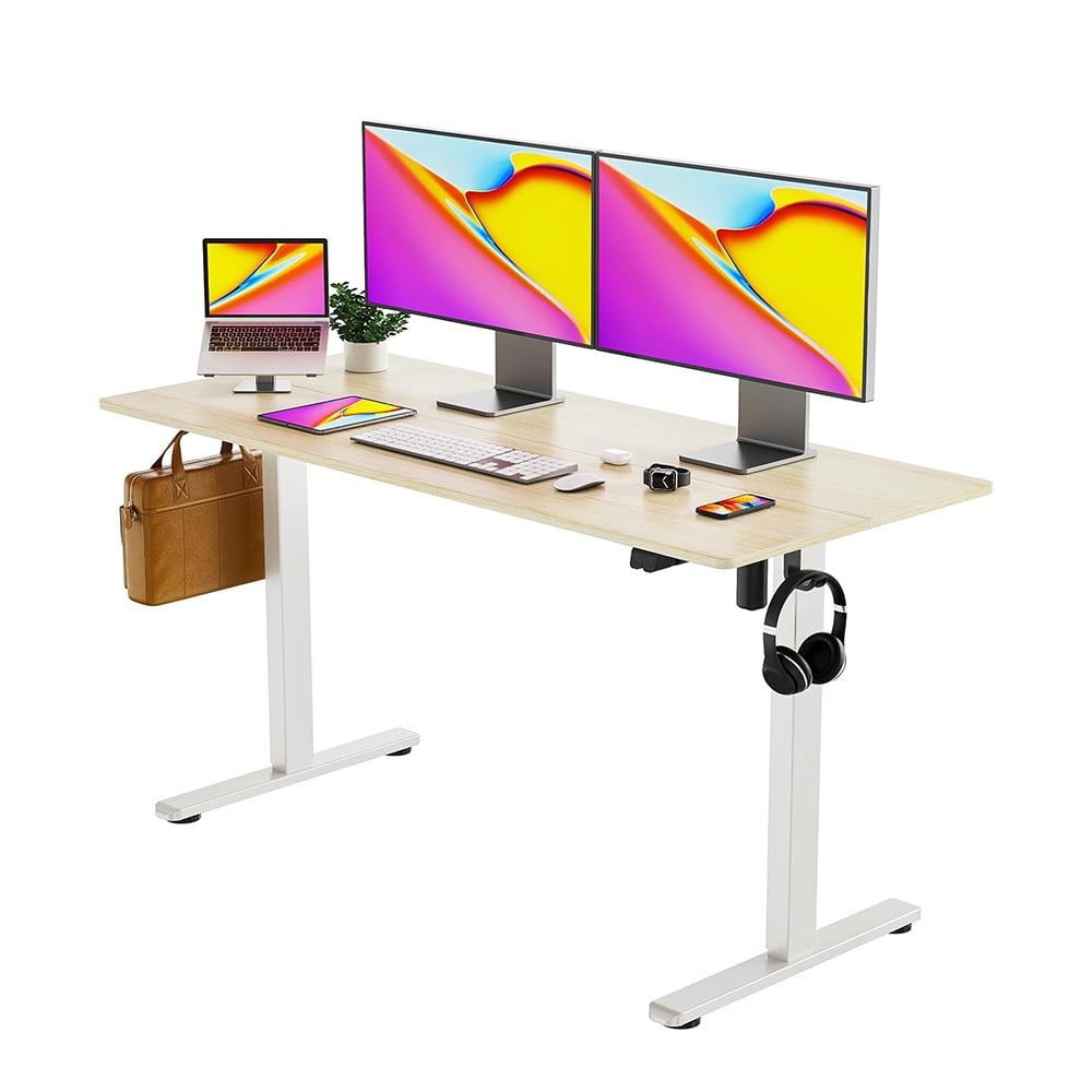 Height Adjustable 40" Electric Standing Desk, Upgraded Ultra Large ...