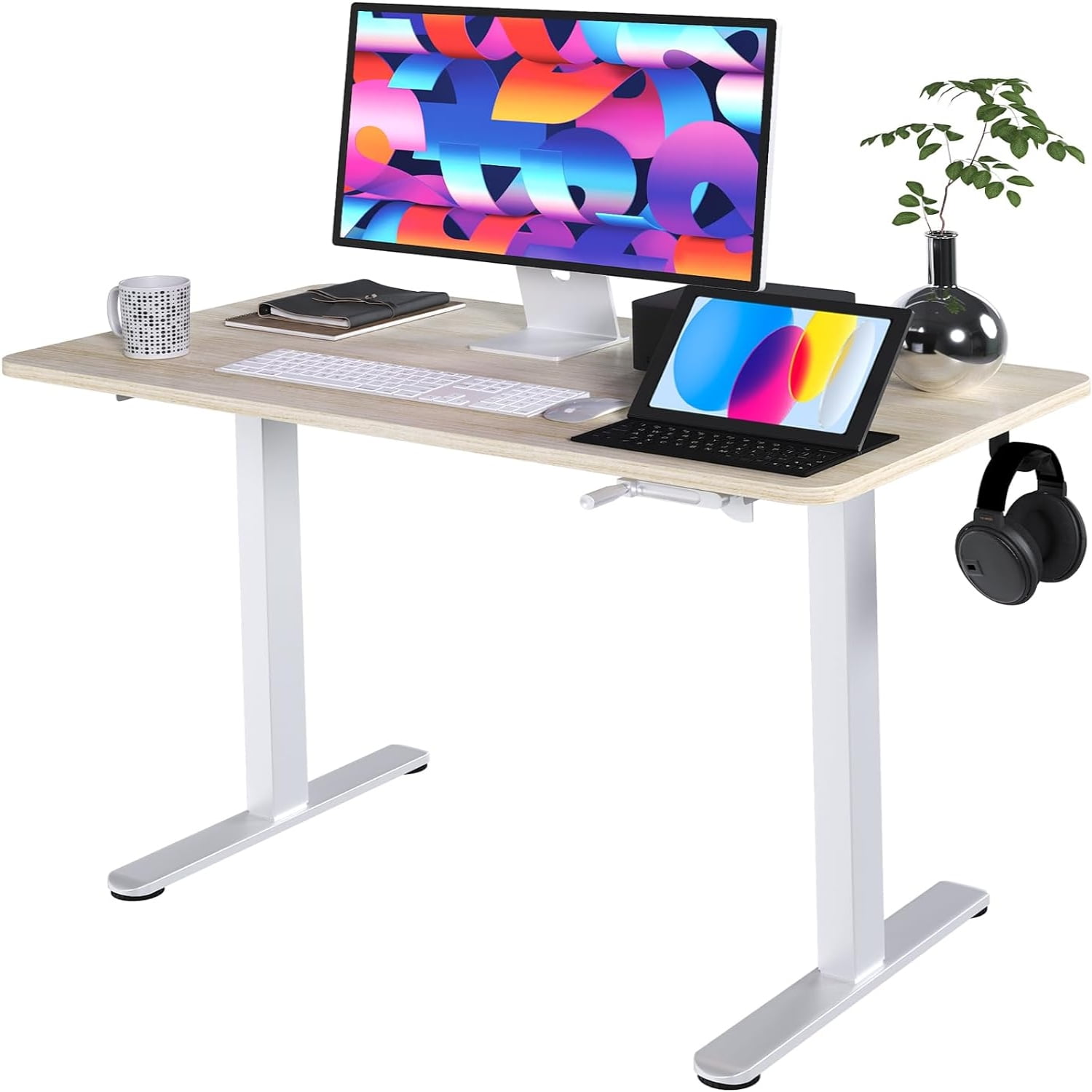 Height Adjustable 44 Inches MANUAL Standing Desk - Office Large ...
