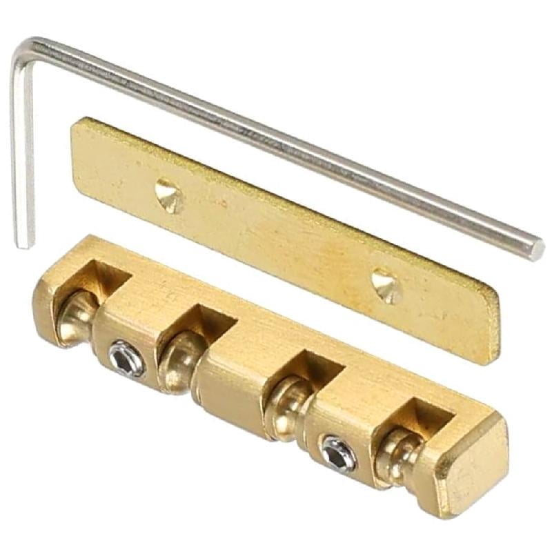 Height Adjustable Brass Roller Bass Guitar Nut 4 String Electric Guitar ...
