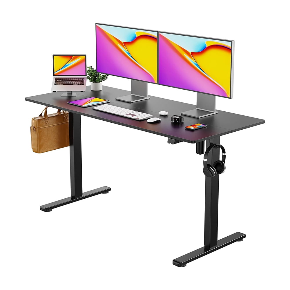 Height Adjustable Electric Desk, Upgraded Ultra Large Rectangular ...